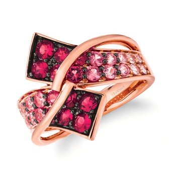 Le Vian Ladies Passion Ruby Ring set in 14K Strawberry Gold R6524C2/DB ...