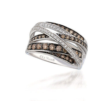 Le Vian Ladies Chocolate Gladiator Rings set in 14K Vanilla Gold 29165 ...