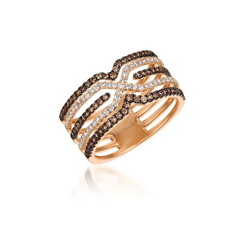 Le Vian Ladies Stacking Rings set in 14K Tri Color Gold ASOW 4 ...