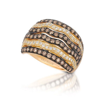 Le Vian Ladies Chocolate Gladiator Rings in 14K Honey Gold 11454 ...