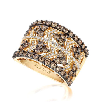 Le Vian Ladies Chocolate Gladiator Rings in 14K Honey Gold 11454 ...