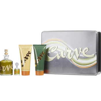 Liz Claiborne Men's Curve Black 4pcs EDC Gift Set Fragrances ...