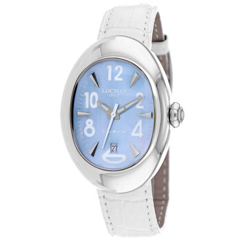 Omega DeVille Ladymatic Automatic Blue Mother of Pearl Dial Ladies ...