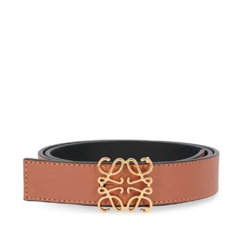 Loewe Reversible Anagram Buckle Leather Belt, Size 70 E619Z26X03.2544 ...