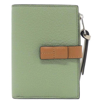 Loewe Slim Zip Bifold Compact Wallet - Rosemary/Tan C660P30X04.6465 ...