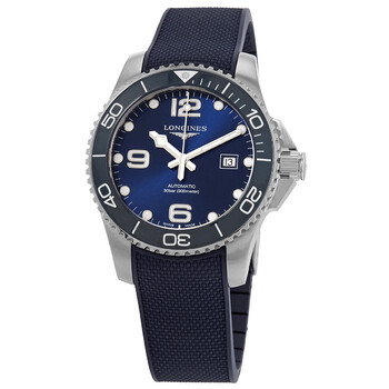 Longines Hydroconquest Automatic Blue Ceramic Bezel 41 mm Men's Watch ...