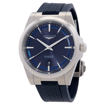 Longines Conquest Automatic Blue Dial Men's Watch L3.830.4.92.6 - Watches, Conquest - Jomashop