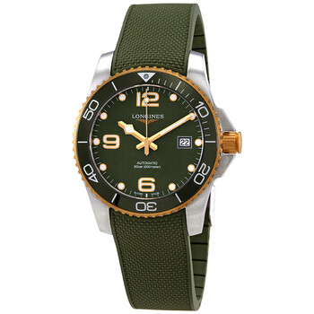 Longines Hydroconquest Automatic Green Dial Men's Watch L37824069 ...