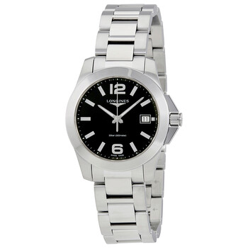 Longines Conquest Silver Dial Ladies 34 mm Watch L33774766 L3.377.4.76 ...