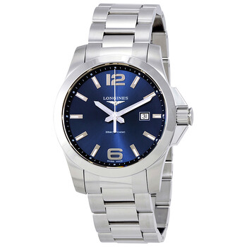Longines Conquest Sunray Blue Dial Ladies Watch L3.376.4.96.6 ...