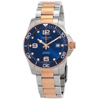 Longines Hydroconquest Automatic Blue Dial 41mm Men's Watch L37423967 ...