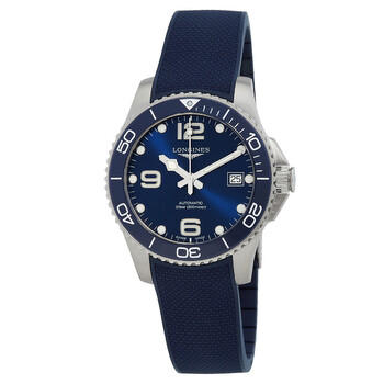 Longines Hydroconquest Automatic Blue Ceramic Bezel 41 mm Men's Watch ...