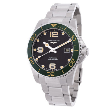 Longines Hydroconquest Automatic Green Dial Men's Watch L37824069 ...