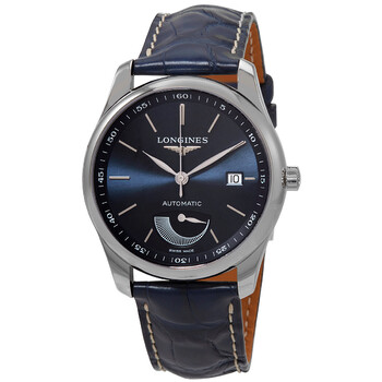 Longines Master Automatic Blue Dial Blue Leather Men's Watch L27934920 ...