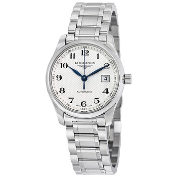 Longines Master Automatic Silver Dial Ladies Watch L21284786 L2.128.4 ...