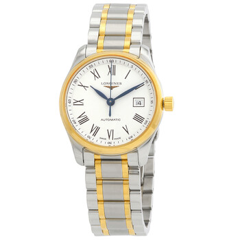 Longines Master Automatic White Dial Ladies Watch L21285127 L2.128.5.12 ...