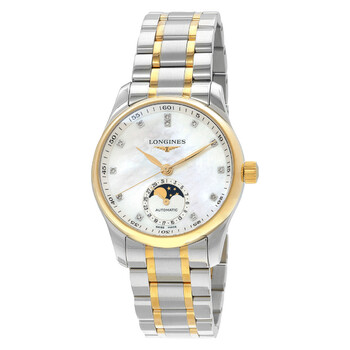Longines The Longines Master Collection Automatic Moon Phase Diamond ...