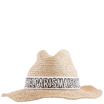 Maison Michel Ladies Natural Austin Cowboy Hat, Size Small 1036031001 ...