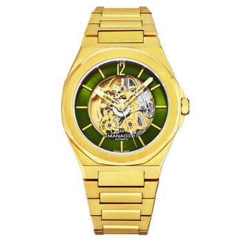 Mathey-Tissot Zeus Skeleton Automatic Champagne Dial Men's Watch ...