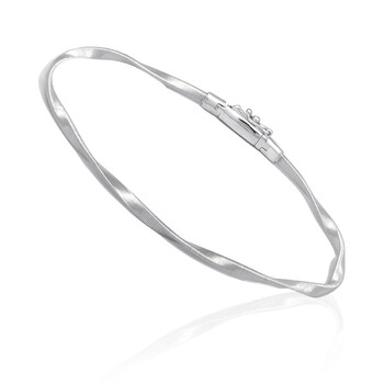 Marco Bicego Marrakech Collection 18K White Gold and Diamond Stackable Bangle - BG337 B W 01 ...