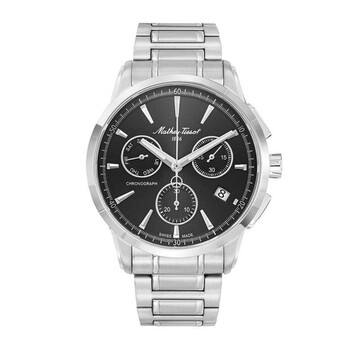 Mathey-Tissot Zeus Chronograph Quartz Black Dial Men's Watch H118CHAN ...