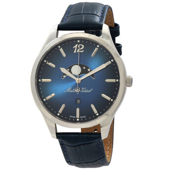 Mathey-Tissot Urban Moon Quartz Moon Phase Green Dial Men's Watch ...