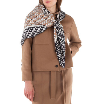 Max Mara Carre Printed Silk Scarf CARRE90001- 8051782472952 - Jomashop