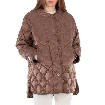 Max Mara The Cube Csoft Quilted Down Jacket, Brand Size 42 (US Size 8) CSOFT027 - Clothing ...