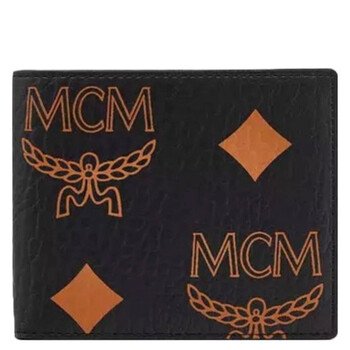MCM Aren Maxi Visetos Small Bifold Wallet MXSDATA01BK 8809865517010 ...