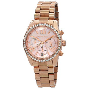Michael Kors Lexington Chronograph Quartz Crystal Ladies Watch MK7242 ...
