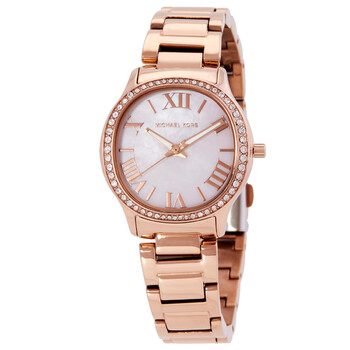 Michael Kors Sage Pavé Mother of Pearl Dial Ladies Watch MK4819 ...