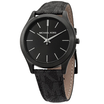 Michael Kors Slim Runway Black Dial Men's Watch MK8507 796483272835 ...