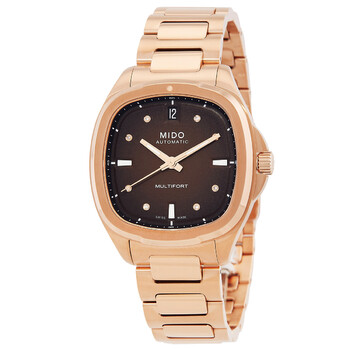 Mido Multifort TV Automatic Brown Dial Men's Watch M0495263729100 ...
