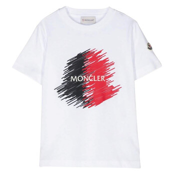 Moncler Kids Logo Motif Cotton T-Shirt, Size 14Y J19548C00022-89AFV-002 ...