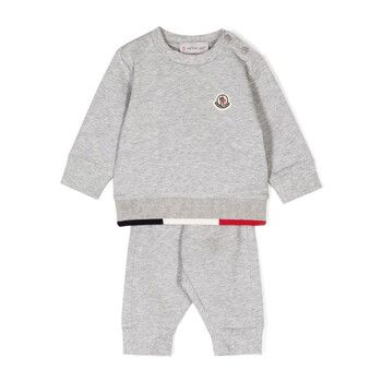 Moncler Kids Logo Patch Tracksuit Set, Size 18/24M I19518M00022-809AC ...