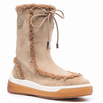 Moncler Ladies Light Brown Insolux Suede Boots, Brand Size 36 (US Size ...