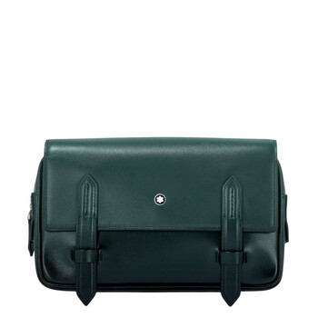 Montblanc Soft Grain Leather Messenger Bag 198331 4062037802619 ...