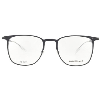Montblanc Grey Square Men's Sunglasses MB0155S 001 51 889652322322 ...