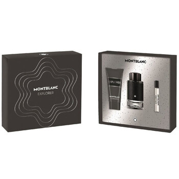 Montblanc Men's Explorer 3pcs EDP Gift Set Fragrances 3386460155687 ...
