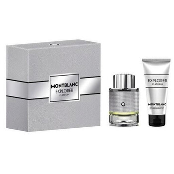 Montblanc Men's Explorer Platinum Gift Set Fragrances 3386460139182 ...