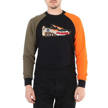 Mostly Heard Rarely Seen 8-Bit Falcon Crewneck Tri-colour Sweatshirt ...