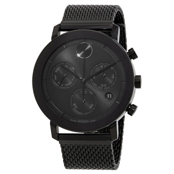 Movado Bold TR90 Chronograph Quartz Black Dial Men's Watch 3601092 ...