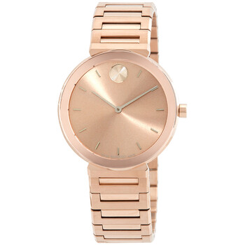 Movado Moda Quartz Pink Dial Ladies Watch 0607867 - Watches, Moda ...