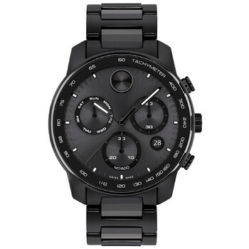 Movado Bold TR90 Chronograph Quartz Black Dial Men's Watch 3601092 ...