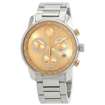 Movado Bold Chronograph Silver Dial Men's Watch 3600432 885997218856 ...