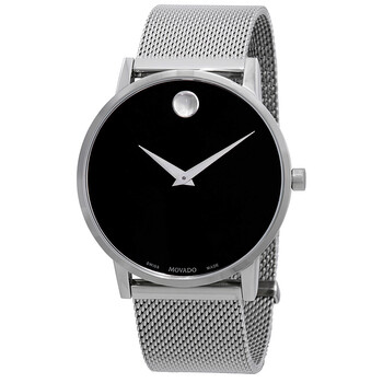 Movado Museum Classic Black Dial Men's Watch 0607199 885997252379 ...