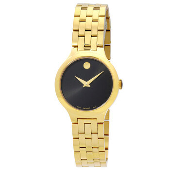 Movado Esperanza Black Museum Dial Ladies Watch 0607053 885997192071 ...