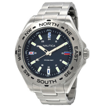 Nautica Clearwater Beach Quartz Blue Dial Men's Watch NAPCWF301 ...