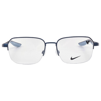 Nike Demo Rectangular Titanium Men's Eyeglasses NIKE 6045 002 54 ...