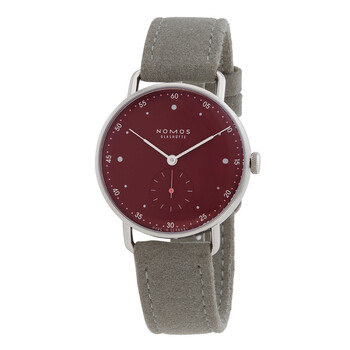 Nomos Metro 33 Hand Wind Silver Dial Watch 1122 - Watches, Metro - Jomashop